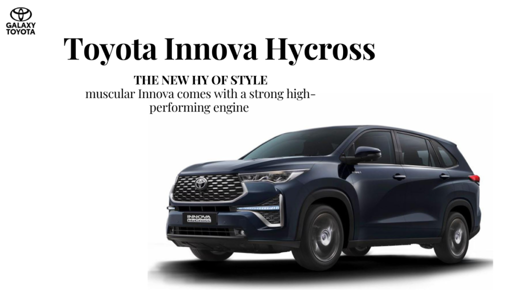 Toyota Innova Hycross on road price in Delhi - Galaxy Toyota