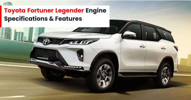 Explore The Toyota Fortuner Legender Engine Specifications & Features ...