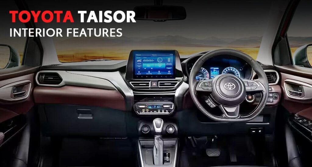 What Are Smart Tech Features of the Toyota Taisor Interior?